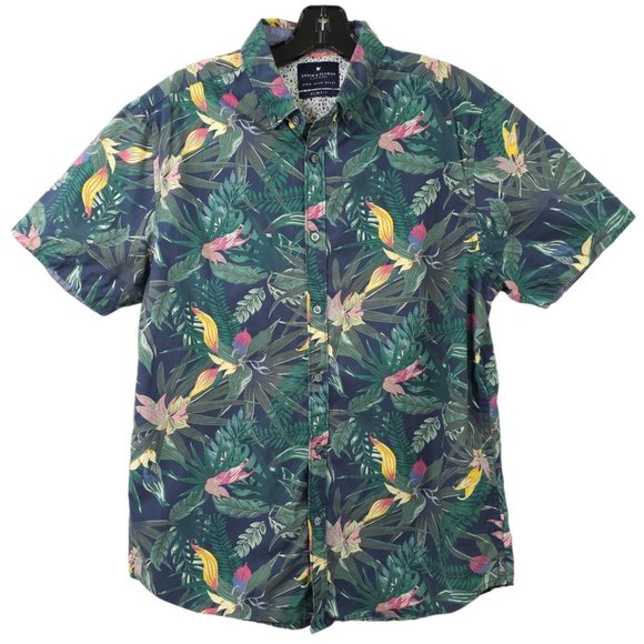 Denim & Flower Ricky Singh | Shirts | Denim Flower Ricky Singh Slim Fit Button Up Shirt M Floral ...